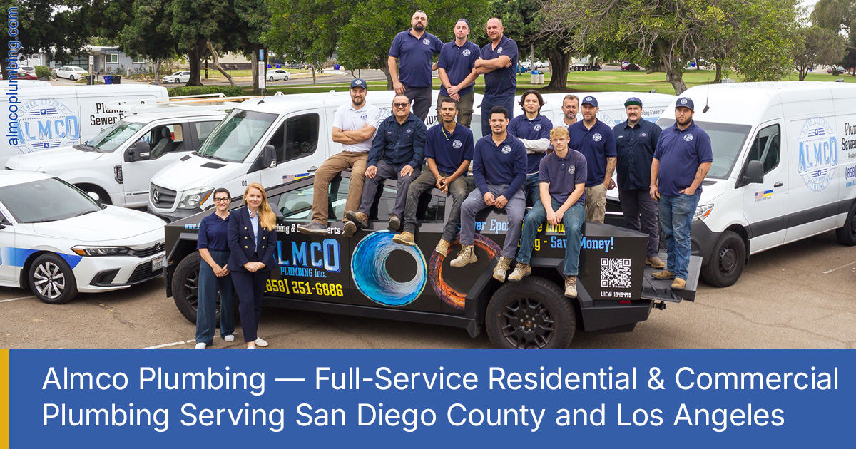 How to Save on Sewer Line Repair | Almco Plumbing San Diego