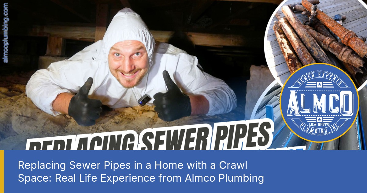 Replacing Sewer Pipes in a Home with a Crawl Space: Real Life ...