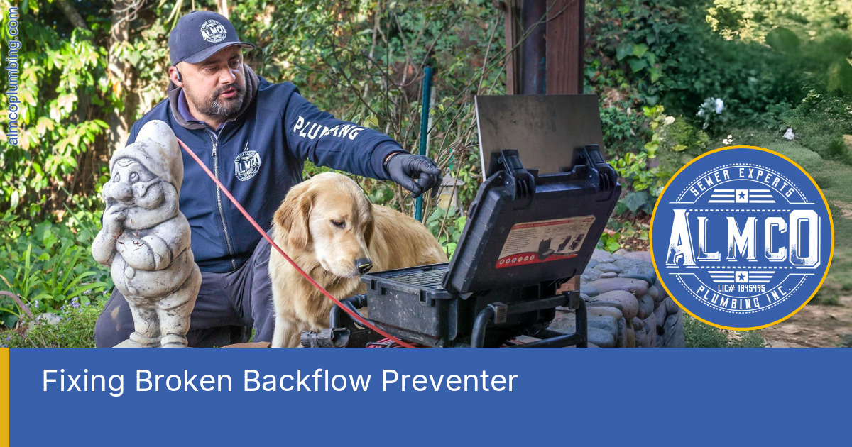 Fixing Broken Backflow Preventer