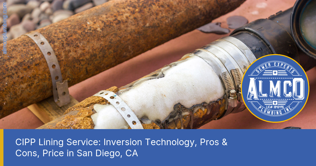 CIPP INVERSION method SD & LA - ALMCO PLUMBING