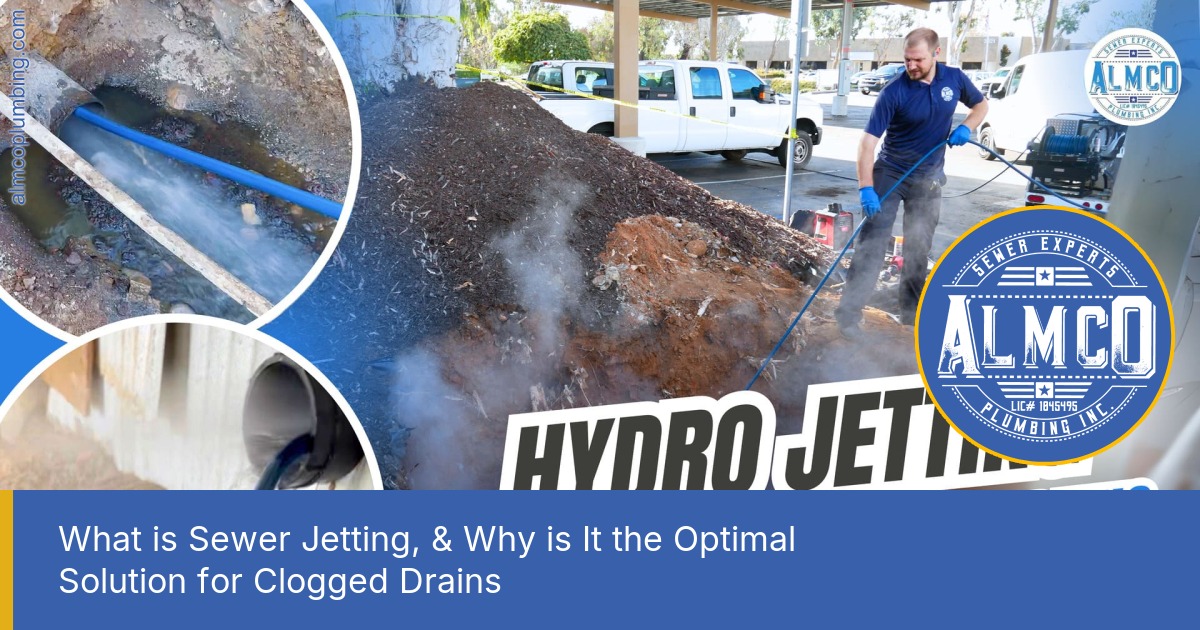 SEWER JETTING: is it the optimal solution for CLOGGED DRAINS