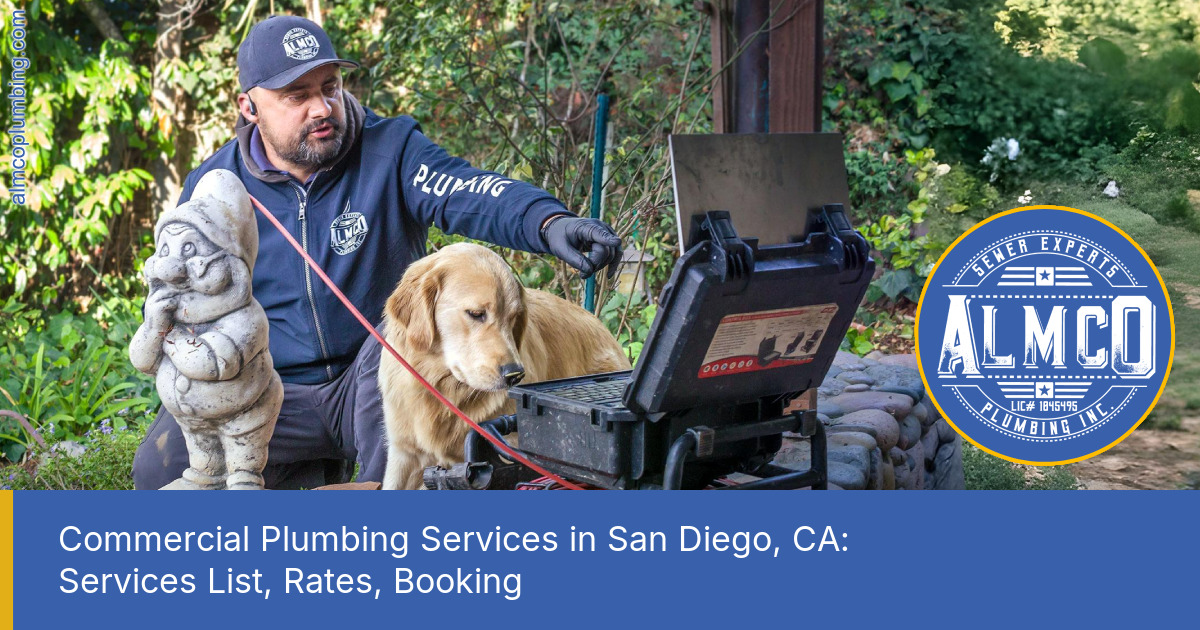 Commercial Plumbing Services in San Diego, CA: Services List, Rates ...