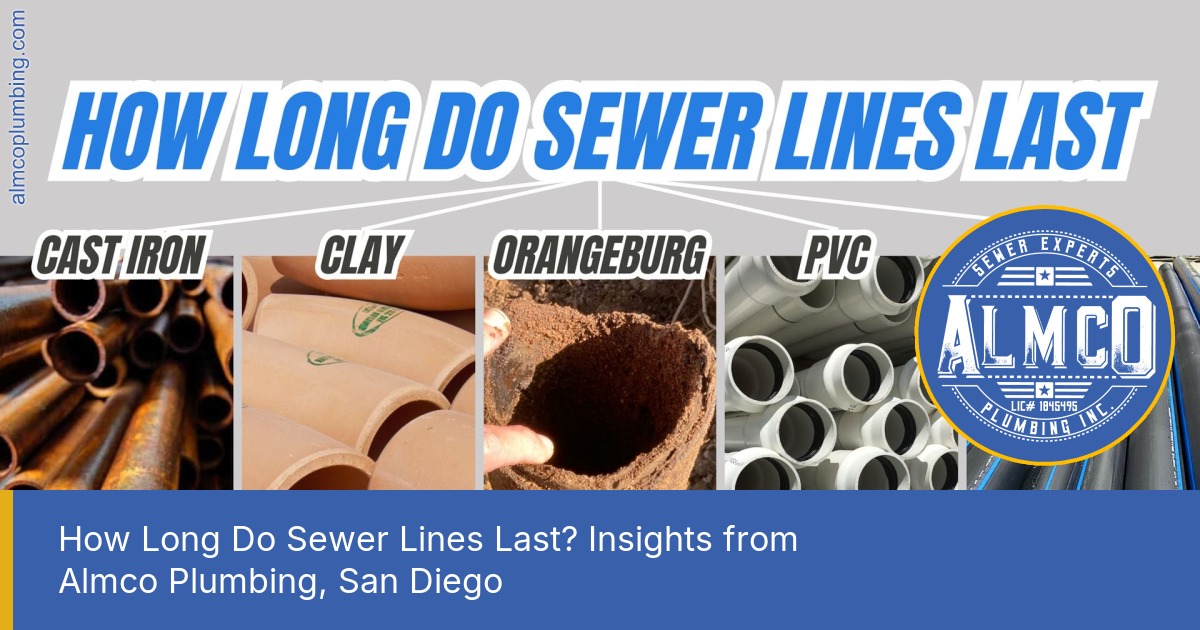 LONGEVITY OF SEWER LINES: insights from Almco Plumbing